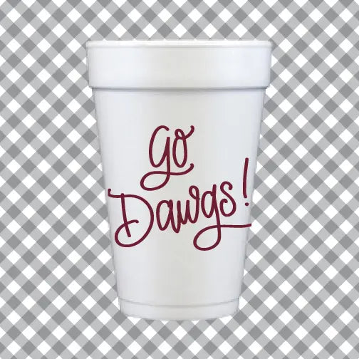 Go Dawgs Foam Cups – The Gift Horse Germantown