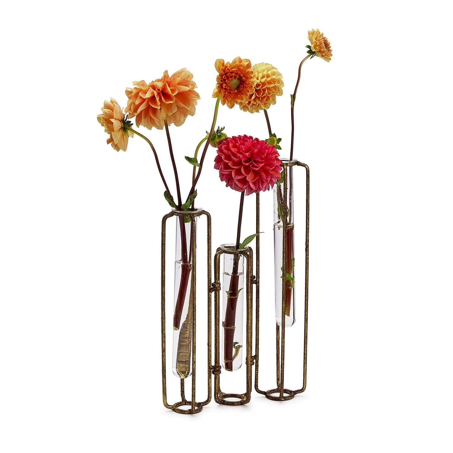 Hinged 3 Stem Flower Vase – The Gift Horse Germantown